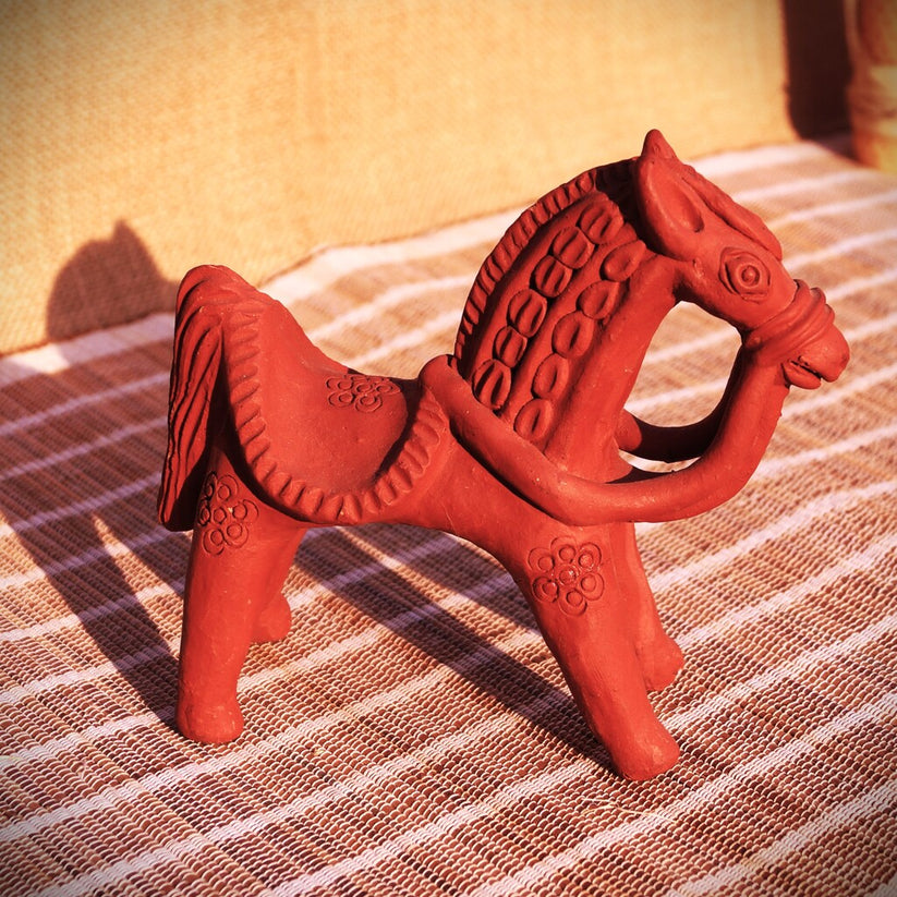 MP Terracotta Craft Votive Animal Figurines – Terracotta by Sachii